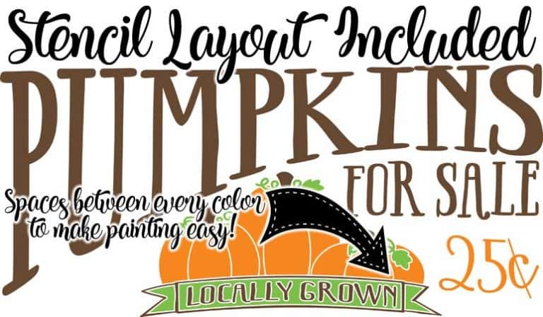 Pumpkins for Sale Sign and Free SVG File - Burton Avenue