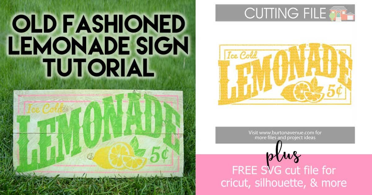 DIY Old-Fashioned Lemonade Sign - Burton Avenue