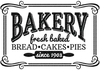 Vintage Bakery Sign - Burton Avenue