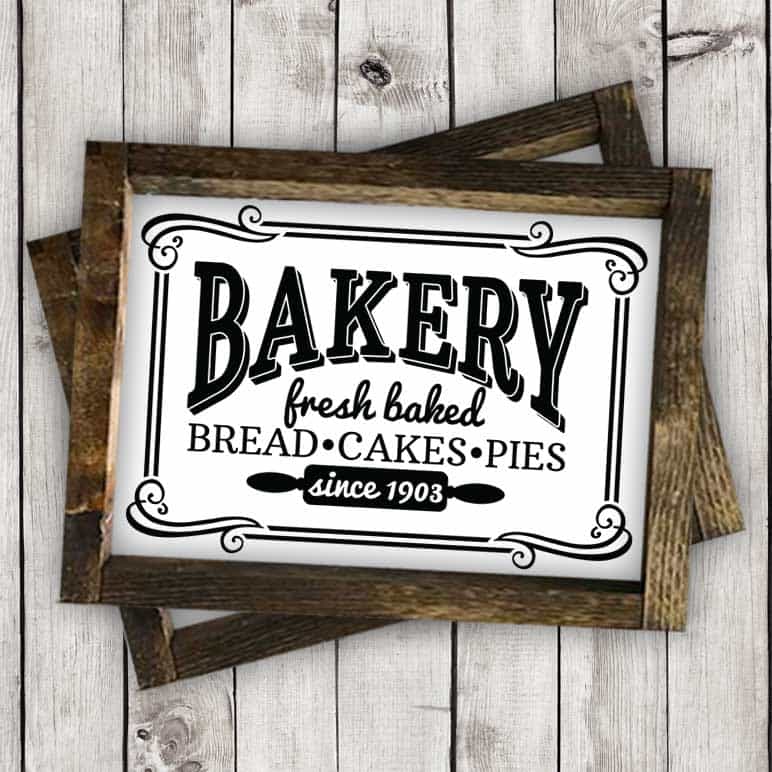 Vintage Bakery Sign - Burton Avenue