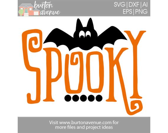Spooky w/Bat - Burton Avenue