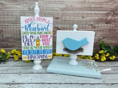 DIY Bird Themed Wood Signs - Burton Avenue