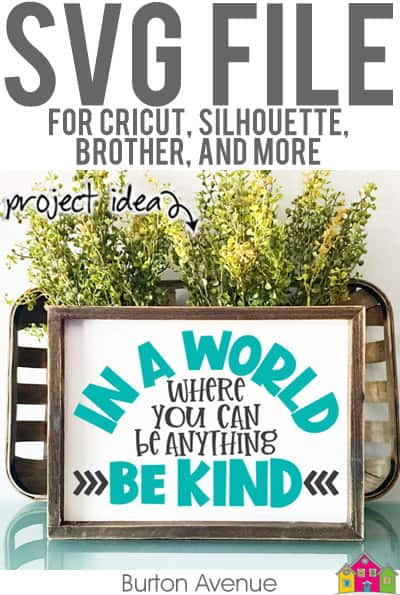 Be-Kind-sign - Burton Avenue