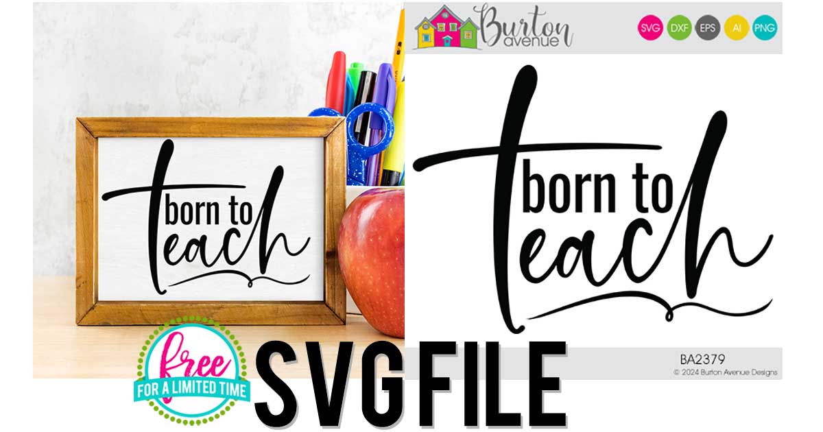 Born-to-Teach-fb - Burton Avenue