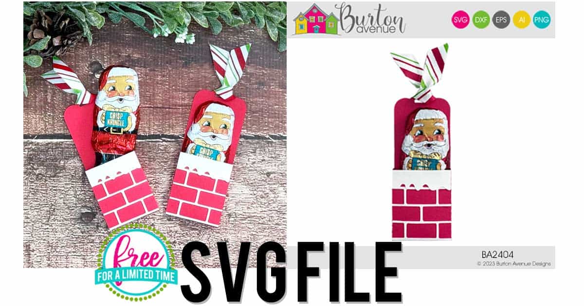 Santa in Chimney Box - Burton Avenue