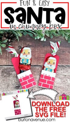 Santa in Chimney Box - Burton Avenue