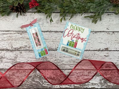 Easy Christmas Money or Lip Balm Cards - Burton Avenue