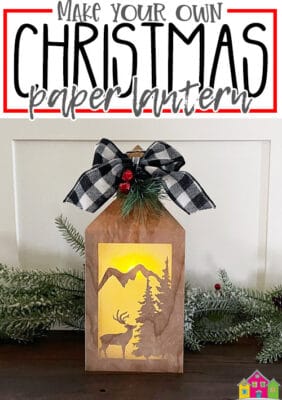 DIY Christmas Paper Lantern - Burton Avenue