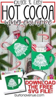 Christmas Hot Cocoa Mug Envelope - Burton Avenue