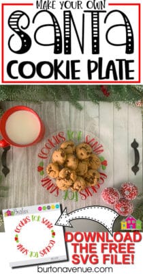 DIY Cookies for Santa Plate - Burton Avenue