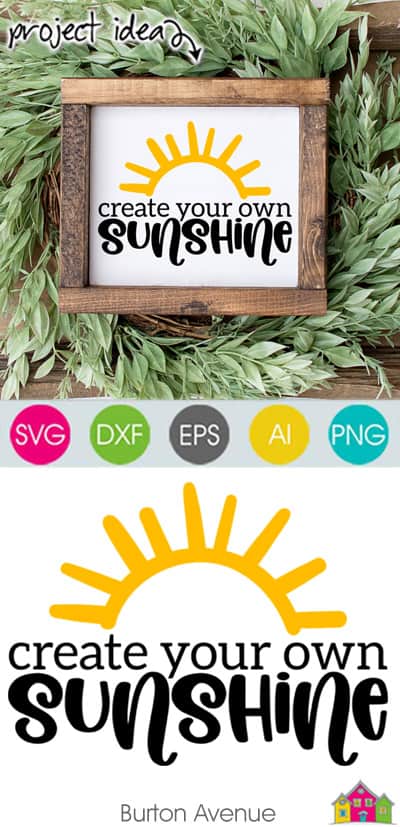 Create-Your-Own-Sunshine-Pin - Burton Avenue