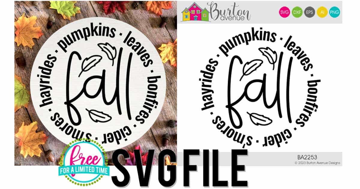 Fall-Phrases-in-Circle-fb - Burton Avenue