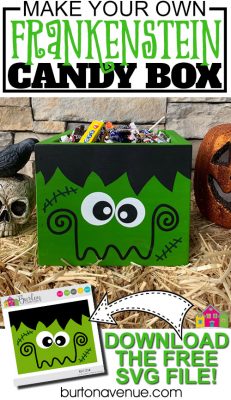 DIY Frankenstein Candy Box - Burton Avenue