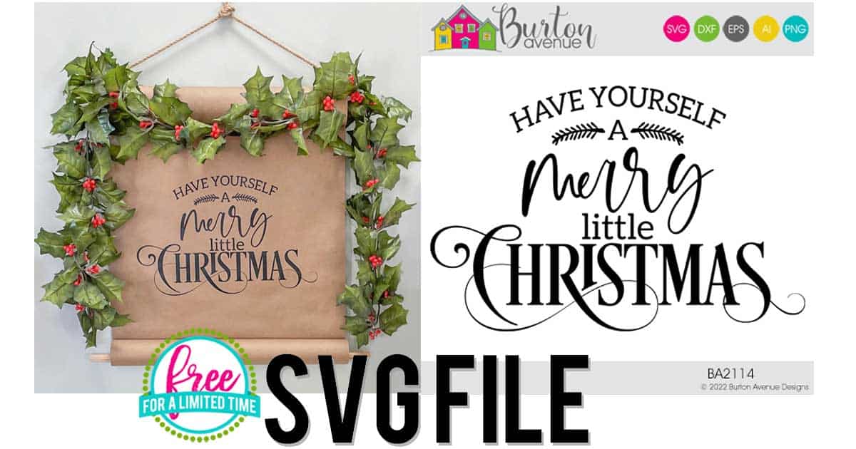 DIY Kraft Paper Christmas Scroll Sign - Burton Avenue