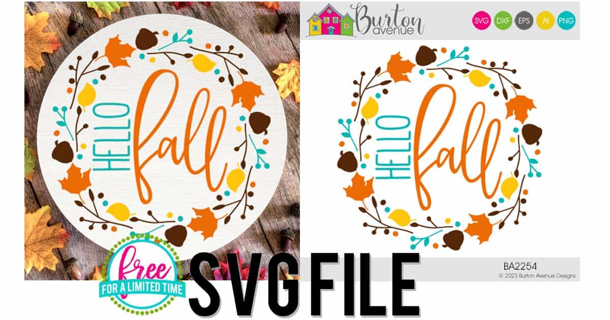 Hello-Fall-with-Border-fb - Burton Avenue