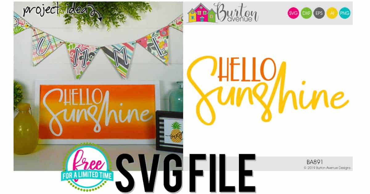 Hello-Sunshine-FB - Burton Avenue