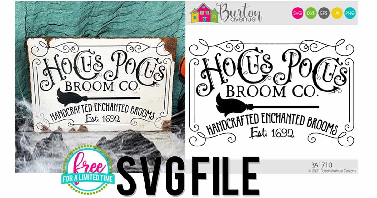 Faux Rusted Halloween Sign - Burton Avenue