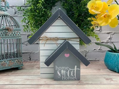 DIY Home Sweet Home Wood Sign - Burton Avenue