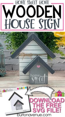 DIY Home Sweet Home Wood Sign - Burton Avenue