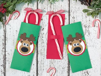 Reindeer Candy Cane Holders - Burton Avenue