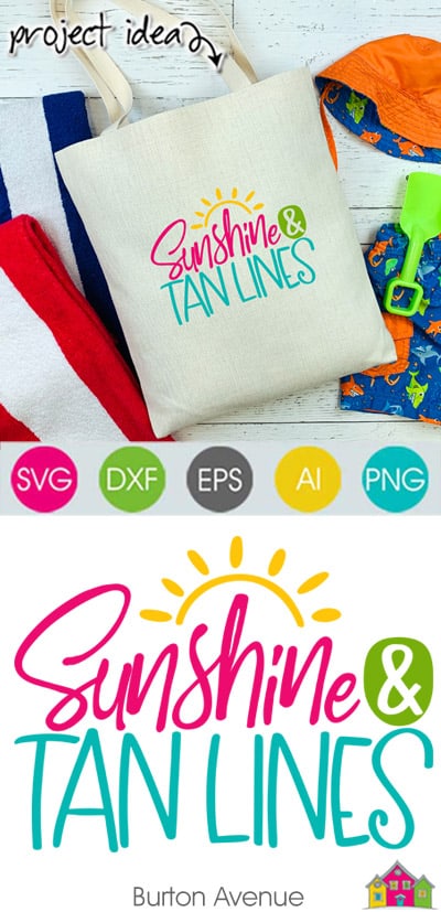 Sunshine-and-Tan-Lines-pin - Burton Avenue