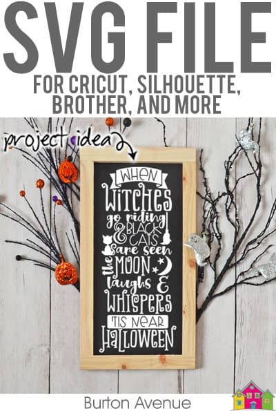 When-Witches-Go-Riding-Sign2 - Burton Avenue