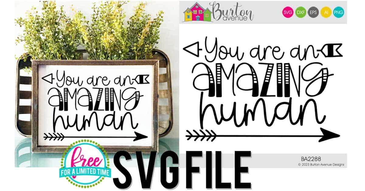 You-Are-an-Amazing-Human-fb - Burton Avenue