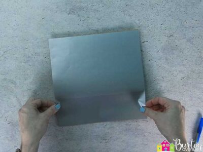 DIY Glitter Christmas Shadow Box - Burton Avenue