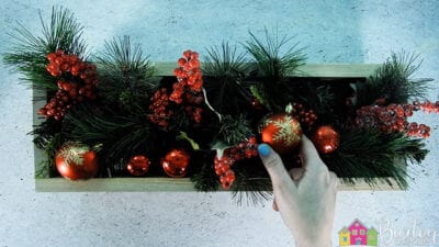 DIY Christmas Centerpiece Box - Burton Avenue