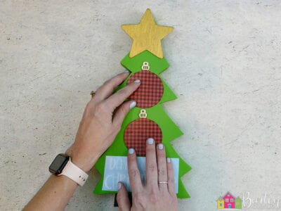 DIY Christmas Tree Countdown w/Ornaments - Burton Avenue