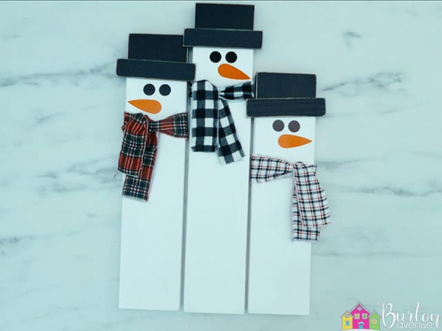 line-up-snowman - Burton Avenue