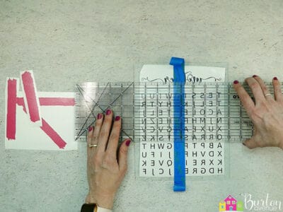 DIY Word Search Sign for Mother's Day - Burton Avenue