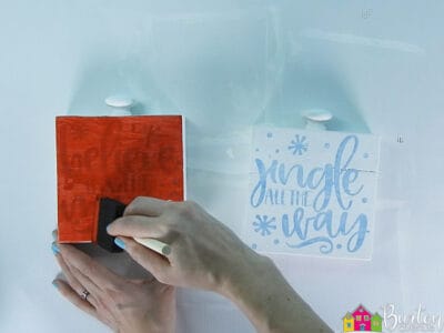 DIY Easy Christmas Blocks - Burton Avenue