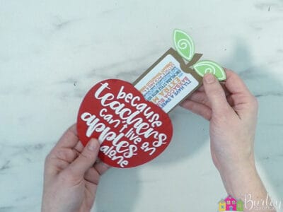 Easy Teacher Gift: Apple Gift Card Holder - Burton Avenue