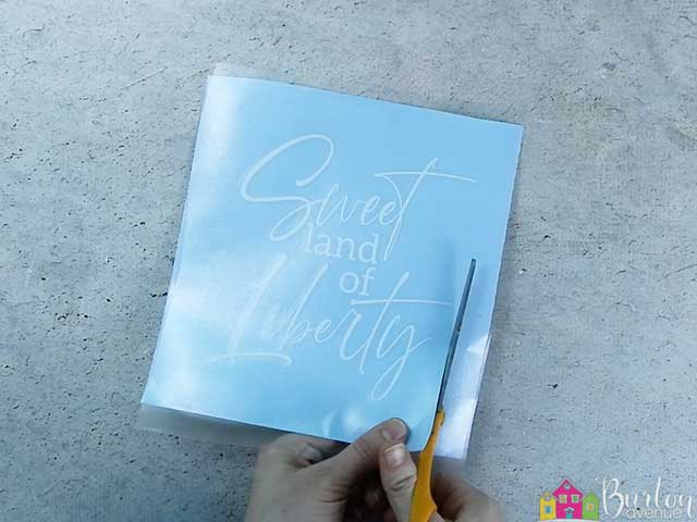 trim-off-excess-transfer-tape - Burton Avenue