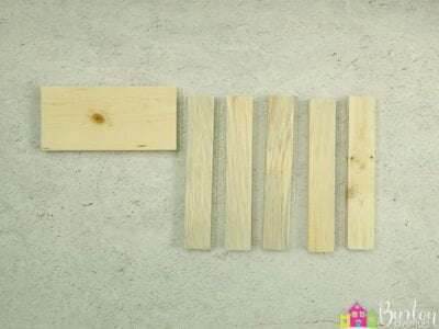 DIY Wood Slat Patriotic Hanging Sign - Burton Avenue